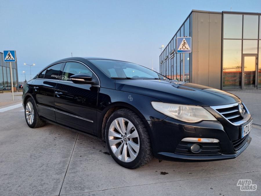 Black Volkswagen CC / Passat CC 2009 in Siauliai, with an engine capacity of 2.00 L and mileage of 378 thousand km for 4500 €, photo 5 on AUTOMOTO.COM.LV