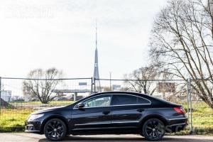 Black Volkswagen CC / Passat CC 2010 in Riga, with an engine capacity of 1.80 L and mileage of 319 thousand km for 4790 €, photo 4 on AUTOMOTO.COM.LV