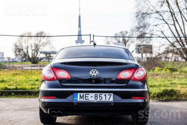 Black Volkswagen CC / Passat CC 2010 in Riga, with an engine capacity of 1.80 L and mileage of 319 thousand km for 4790 €, photo 8 on AUTOMOTO.COM.LV
