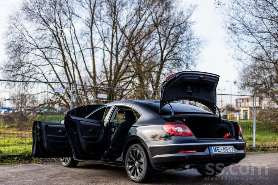 Black Volkswagen CC / Passat CC 2010 in Riga, with an engine capacity of 1.80 L and mileage of 319 thousand km for 4790 €, photo 9 on AUTOMOTO.COM.LV