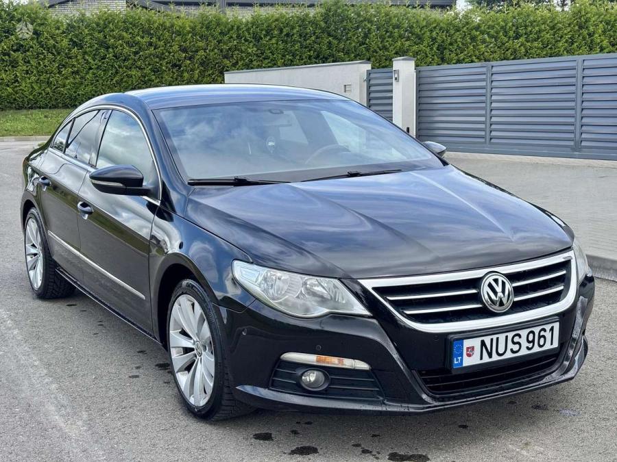 Черный Фольксваген CC / Passat CC 2010 в Вильнюс, объемом двигателя 1.98 л и пробегом 283 тыс. км за 3500 €, фото 1 на AUTOMOTO.COM.LV