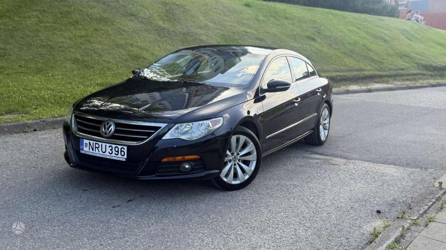 Black Volkswagen CC / Passat CC 2010 in Vilnius, with an engine capacity of 2.00 L and mileage of 178 thousand km for 2800 €, photo 1 on AUTOMOTO.COM.LV