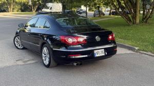 Black Volkswagen CC / Passat CC 2010 in Vilnius, with an engine capacity of 2.00 L and mileage of 178 thousand km for 2800 €, photo 7 on AUTOMOTO.COM.LV