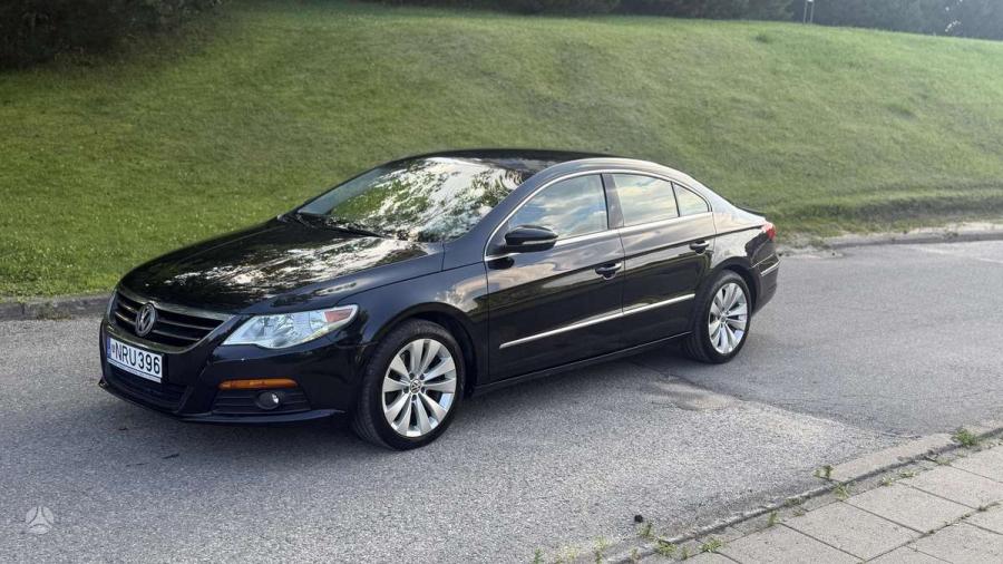 Black Volkswagen CC / Passat CC 2010 in Vilnius, with an engine capacity of 2.00 L and mileage of 178 thousand km for 2800 €, photo 9 on AUTOMOTO.COM.LV