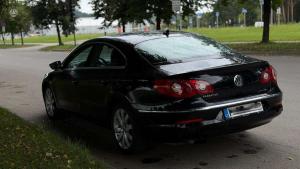 Black Volkswagen CC / Passat CC 2010 in Vilnius, with an engine capacity of 1.80 L and mileage of 279 thousand km for 2150 €, photo 6 on AUTOMOTO.COM.LV