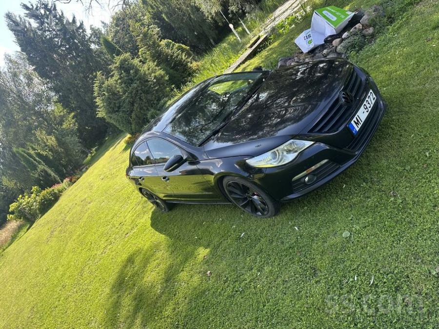 Black Volkswagen CC / Passat CC 2010 in Riga, with an engine capacity of 2.00 L and mileage of 408 thousand km for 4350 €, photo 1 on AUTOMOTO.COM.LV