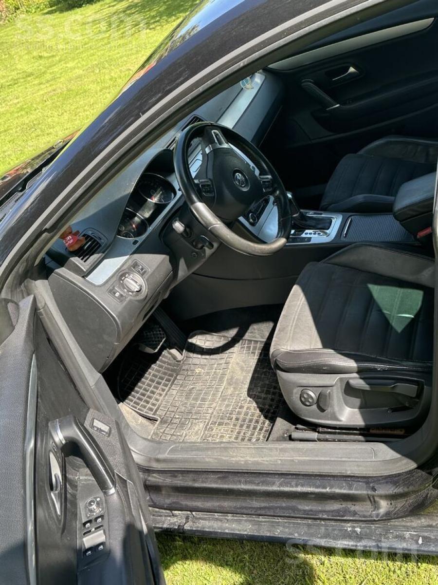 Black Volkswagen CC / Passat CC 2010 in Riga, with an engine capacity of 2.00 L and mileage of 408 thousand km for 4350 €, photo 6 on AUTOMOTO.COM.LV