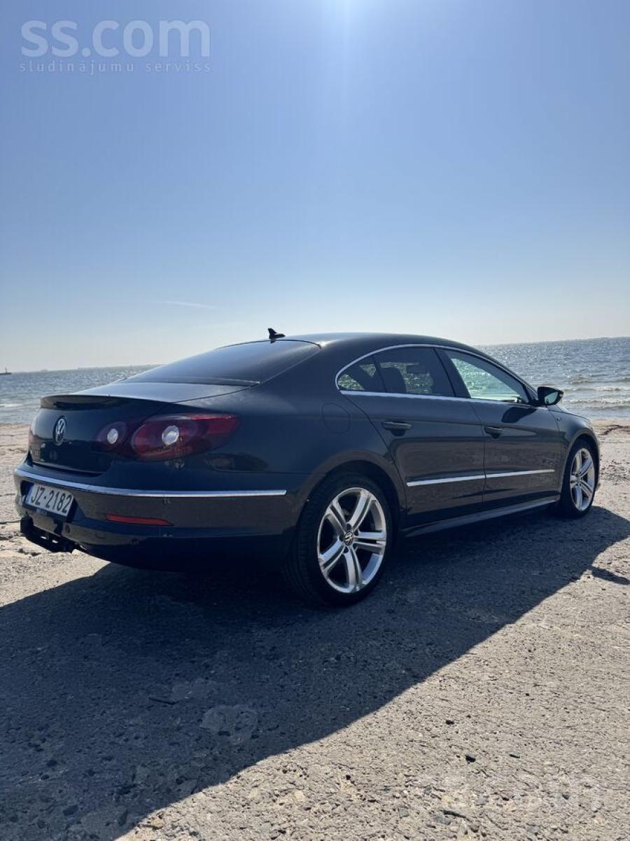 Black Volkswagen CC / Passat CC 2011 in Liepaja, with an engine capacity of 2.00 L and mileage of 304 thousand km for 5900 €, photo 2 on AUTOMOTO.COM.LV