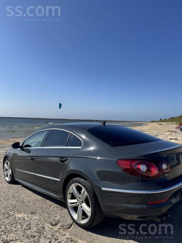 Black Volkswagen CC / Passat CC 2011 in Liepaja, with an engine capacity of 2.00 L and mileage of 304 thousand km for 5900 €, photo 3 on AUTOMOTO.COM.LV