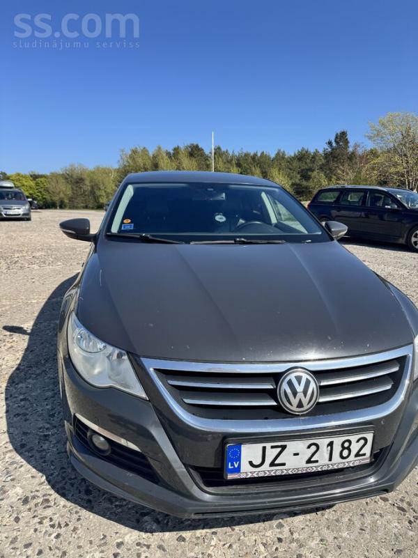 Black Volkswagen CC / Passat CC 2011 in Liepaja, with an engine capacity of 2.00 L and mileage of 304 thousand km for 5900 €, photo 5 on AUTOMOTO.COM.LV