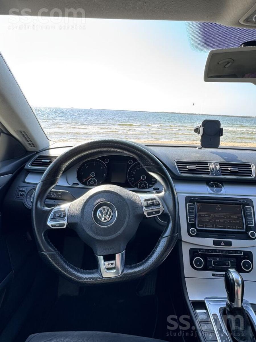 Black Volkswagen CC / Passat CC 2011 in Liepaja, with an engine capacity of 2.00 L and mileage of 304 thousand km for 5900 €, photo 16 on AUTOMOTO.COM.LV