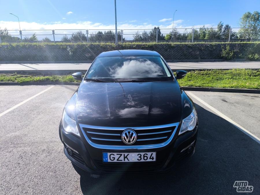 Black Volkswagen CC / Passat CC 2011 in Vilnius, with an engine capacity of 2.00 L and mileage of 256 thousand km for 4200 €, photo 3 on AUTOMOTO.COM.LV