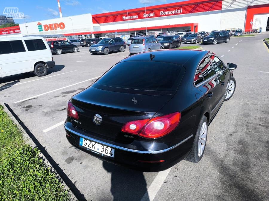Black Volkswagen CC / Passat CC 2011 in Vilnius, with an engine capacity of 2.00 L and mileage of 256 thousand km for 4200 €, photo 8 on AUTOMOTO.COM.LV