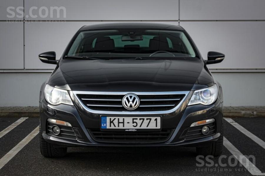 Black Volkswagen CC / Passat CC 2011 in Riga, with an engine capacity of 1.80 L and mileage of 0 thousand km for 5950 €, photo 3 on AUTOMOTO.COM.LV