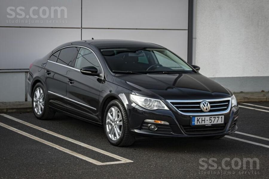 Black Volkswagen CC / Passat CC 2011 in Riga, with an engine capacity of 1.80 L and mileage of 0 thousand km for 5950 €, photo 4 on AUTOMOTO.COM.LV