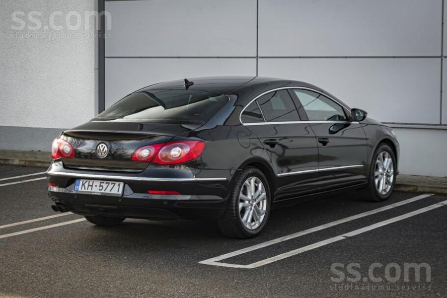 Black Volkswagen CC / Passat CC 2011 in Riga, with an engine capacity of 1.80 L and mileage of 0 thousand km for 5950 €, photo 5 on AUTOMOTO.COM.LV