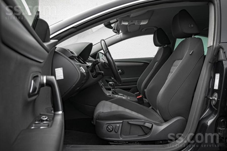 Black Volkswagen CC / Passat CC 2011 in Riga, with an engine capacity of 1.80 L and mileage of 0 thousand km for 5950 €, photo 9 on AUTOMOTO.COM.LV