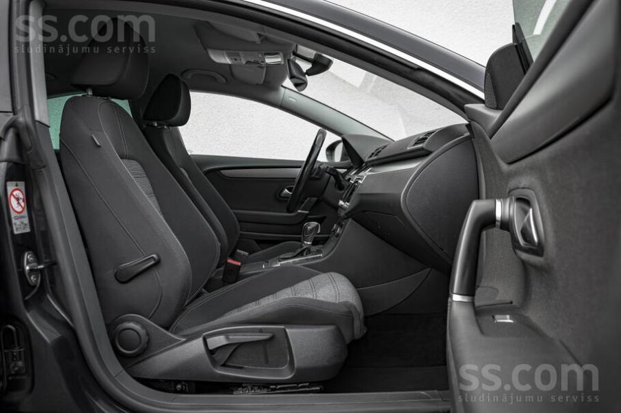 Black Volkswagen CC / Passat CC 2011 in Riga, with an engine capacity of 1.80 L and mileage of 0 thousand km for 5950 €, photo 10 on AUTOMOTO.COM.LV