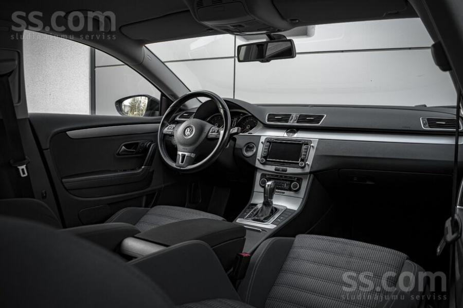 Black Volkswagen CC / Passat CC 2011 in Riga, with an engine capacity of 1.80 L and mileage of 0 thousand km for 5950 €, photo 13 on AUTOMOTO.COM.LV