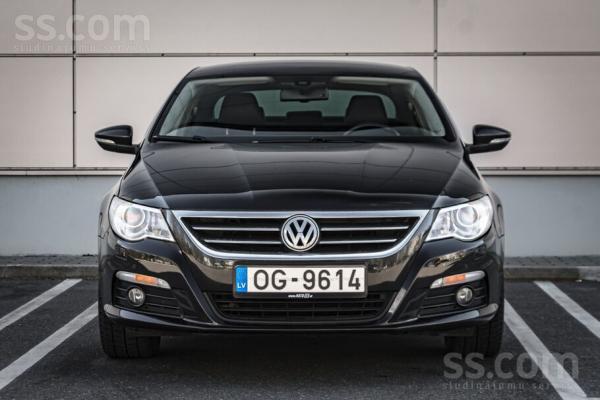 Black Volkswagen CC / Passat CC 2011 in Riga, with an engine capacity of 1.80 L and mileage of 188 thousand km for 6250 €, photo 2 on AUTOMOTO.COM.LV