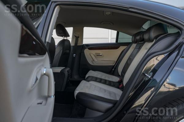 Black Volkswagen CC / Passat CC 2011 in Riga, with an engine capacity of 1.80 L and mileage of 188 thousand km for 6250 €, photo 10 on AUTOMOTO.COM.LV