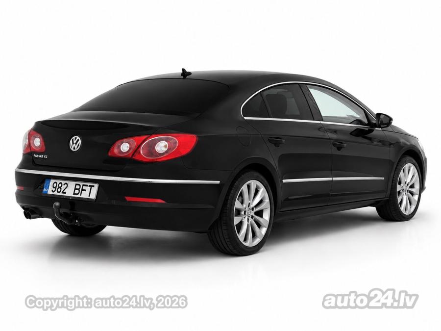 Black Volkswagen CC / Passat CC 2011 in Tallinn, with an engine capacity of 1.80 L and mileage of 252 thousand km for 5590 €, photo 6 on AUTOMOTO.COM.LV