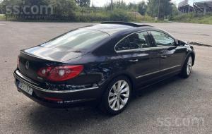 Black Volkswagen CC / Passat CC 2011 in Riga, with an engine capacity of 2.00 L and mileage of 316 thousand km for 2850 €, photo 3 on AUTOMOTO.COM.LV