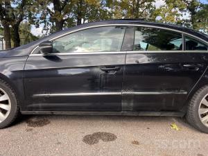 Black Volkswagen CC / Passat CC 2011 in Riga, with an engine capacity of 2.00 L and mileage of 316 thousand km for 2850 €, photo 9 on AUTOMOTO.COM.LV