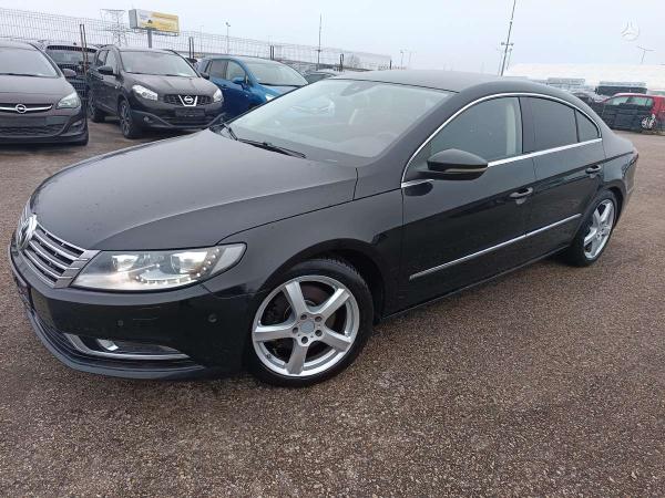 Black Volkswagen CC / Passat CC 2012 in Marijampole, with an engine capacity of 2.00 L and mileage of 232 thousand km for 5990 €, photo 1 on AUTOMOTO.COM.LV