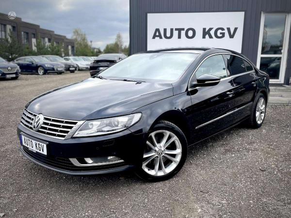 Black Volkswagen CC / Passat CC 2012 in Vilnius, with an engine capacity of 1.80 L and mileage of 414 thousand km for 6799 €, photo 1 on AUTOMOTO.COM.LV