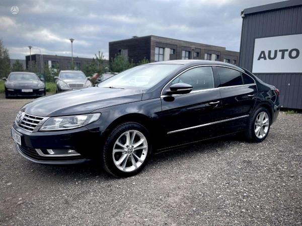 Black Volkswagen CC / Passat CC 2012 in Vilnius, with an engine capacity of 1.80 L and mileage of 414 thousand km for 6799 €, photo 2 on AUTOMOTO.COM.LV