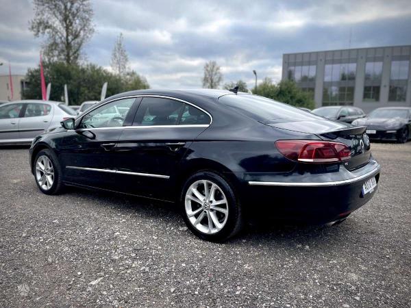 Black Volkswagen CC / Passat CC 2012 in Vilnius, with an engine capacity of 1.80 L and mileage of 414 thousand km for 6799 €, photo 3 on AUTOMOTO.COM.LV
