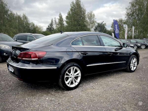 Black Volkswagen CC / Passat CC 2012 in Vilnius, with an engine capacity of 1.80 L and mileage of 414 thousand km for 6799 €, photo 6 on AUTOMOTO.COM.LV