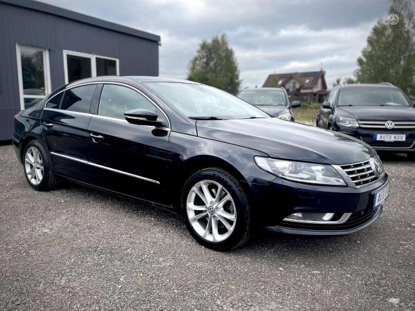 Black Volkswagen CC / Passat CC 2012 in Vilnius, with an engine capacity of 1.80 L and mileage of 414 thousand km for 6799 €, photo 7 on AUTOMOTO.COM.LV