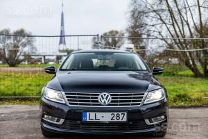 Black Volkswagen CC / Passat CC 2012 in Riga, with an engine capacity of 2.00 L and mileage of 273 thousand km for 6390 €, photo 3 on AUTOMOTO.COM.LV