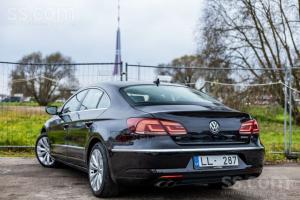 Black Volkswagen CC / Passat CC 2012 in Riga, with an engine capacity of 2.00 L and mileage of 273 thousand km for 6390 €, photo 6 on AUTOMOTO.COM.LV
