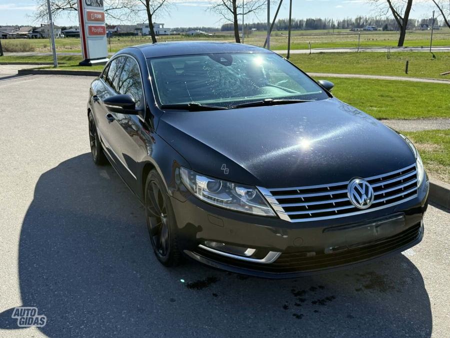 Black Volkswagen CC / Passat CC 2012 in Vilnius, with an engine capacity of 2.00 L and mileage of 301 thousand km for 5950 €, photo 7 on AUTOMOTO.COM.LV