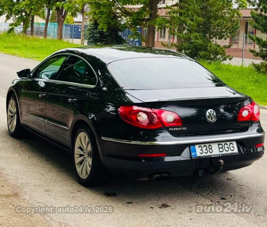 Black Volkswagen CC / Passat CC 2012 in Tartu, with an engine capacity of 1.80 L and mileage of 208 thousand km for 6500 €, photo 4 on AUTOMOTO.COM.LV