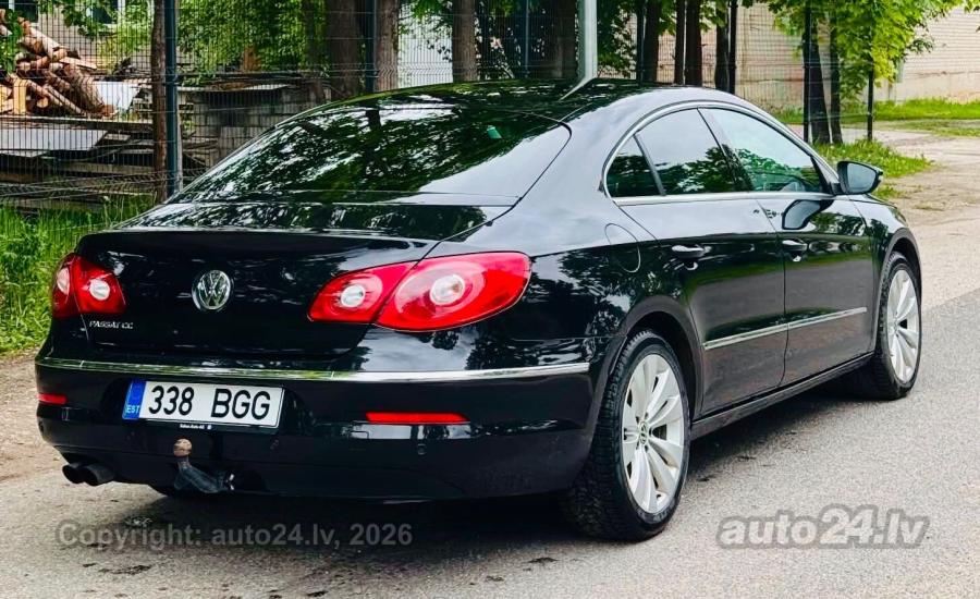Black Volkswagen CC / Passat CC 2012 in Tartu, with an engine capacity of 1.80 L and mileage of 208 thousand km for 6500 €, photo 5 on AUTOMOTO.COM.LV