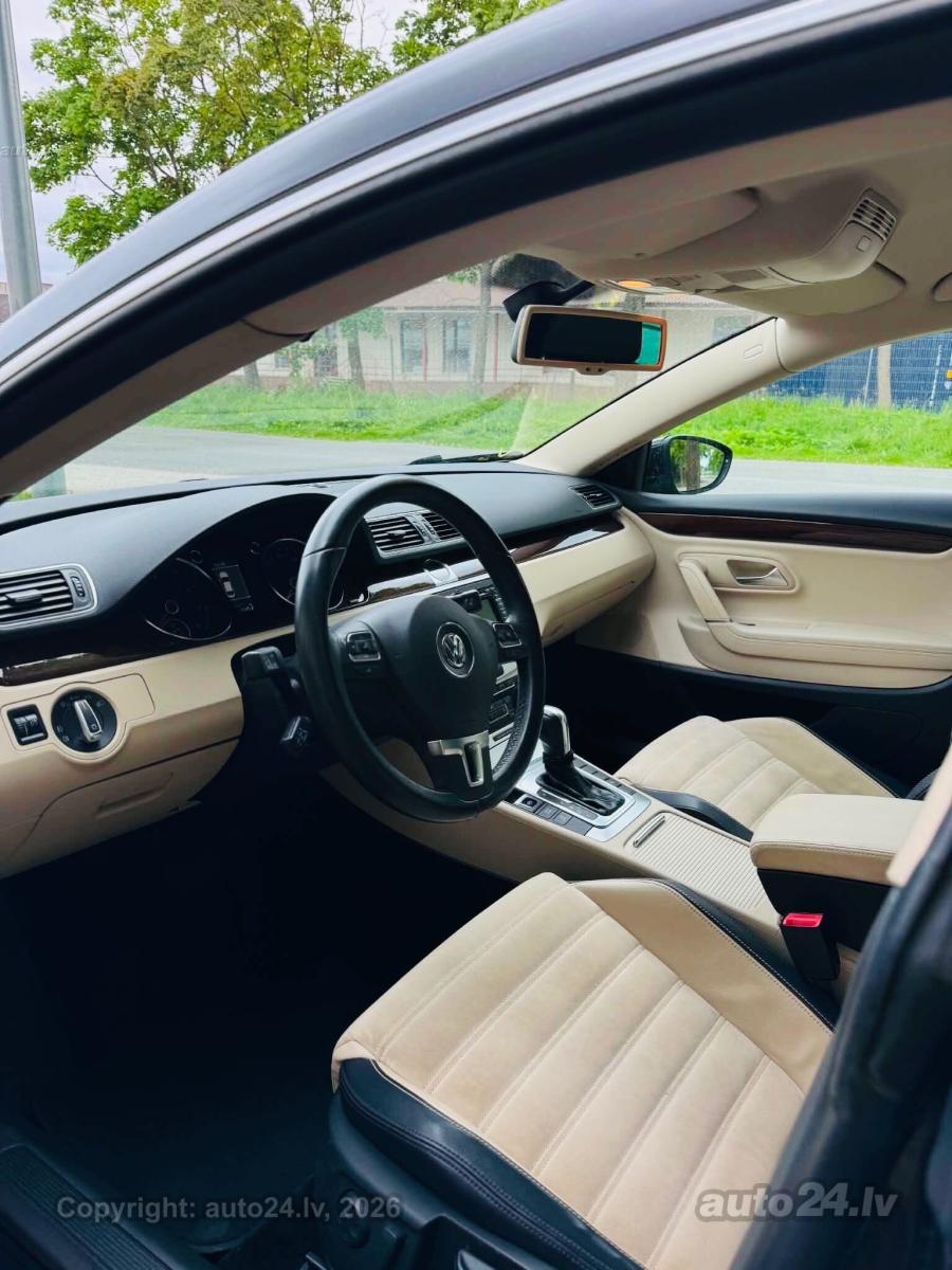 Black Volkswagen CC / Passat CC 2012 in Tartu, with an engine capacity of 1.80 L and mileage of 208 thousand km for 6500 €, photo 7 on AUTOMOTO.COM.LV
