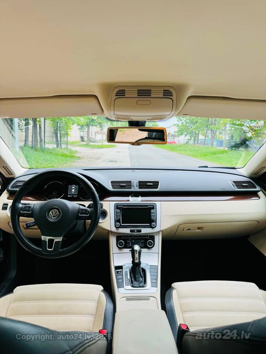 Black Volkswagen CC / Passat CC 2012 in Tartu, with an engine capacity of 1.80 L and mileage of 208 thousand km for 6500 €, photo 12 on AUTOMOTO.COM.LV