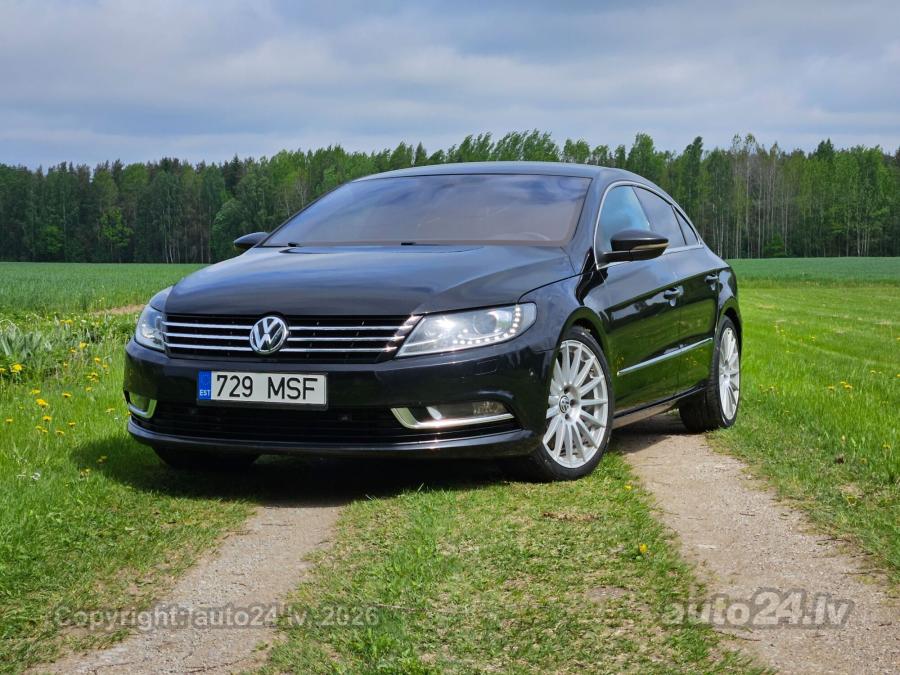 Black Volkswagen CC / Passat CC 2012 in Tallinn, with an engine capacity of 3.60 L and mileage of 302 thousand km for 8900 €, photo 3 on AUTOMOTO.COM.LV