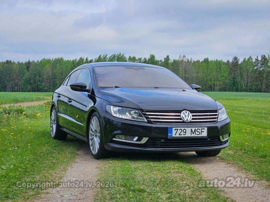 Black Volkswagen CC / Passat CC 2012 in Tallinn, with an engine capacity of 3.60 L and mileage of 302 thousand km for 8900 €, photo 4 on AUTOMOTO.COM.LV