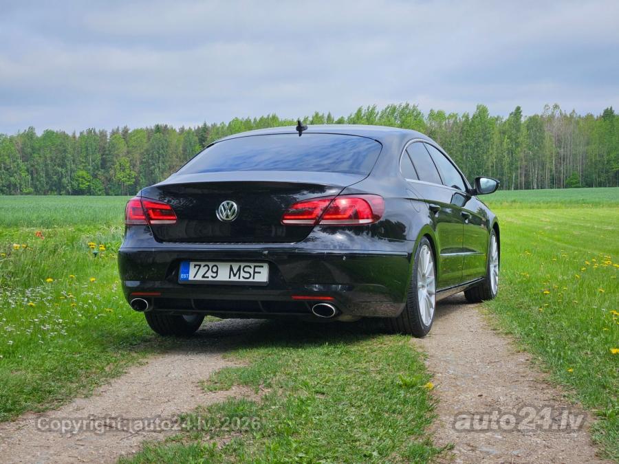 Black Volkswagen CC / Passat CC 2012 in Tallinn, with an engine capacity of 3.60 L and mileage of 302 thousand km for 8900 €, photo 5 on AUTOMOTO.COM.LV