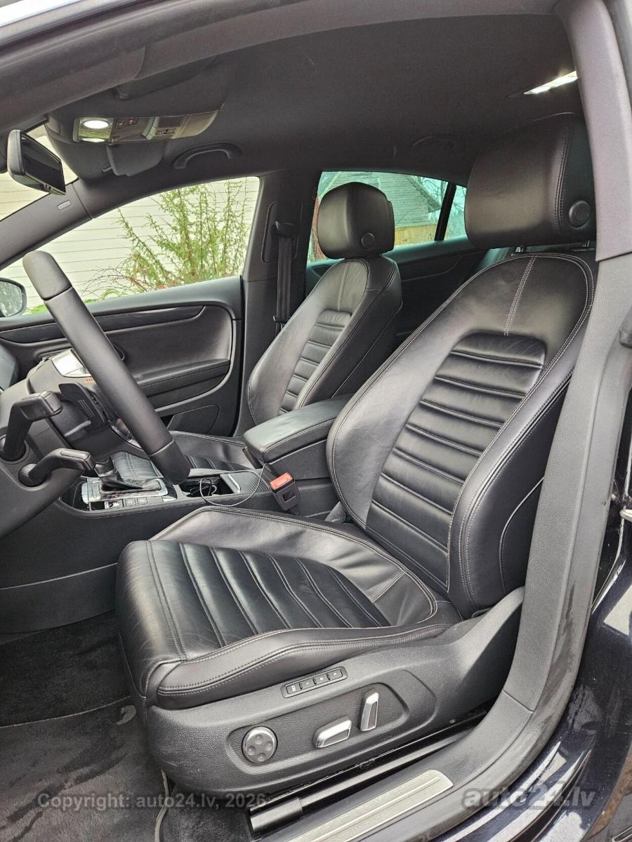 Black Volkswagen CC / Passat CC 2012 in Tallinn, with an engine capacity of 3.60 L and mileage of 302 thousand km for 8900 €, photo 16 on AUTOMOTO.COM.LV