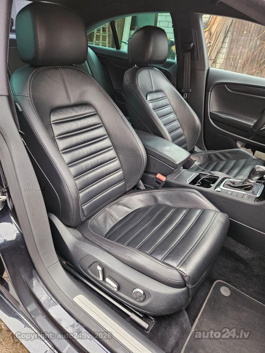 Black Volkswagen CC / Passat CC 2012 in Tallinn, with an engine capacity of 3.60 L and mileage of 302 thousand km for 8900 €, photo 17 on AUTOMOTO.COM.LV