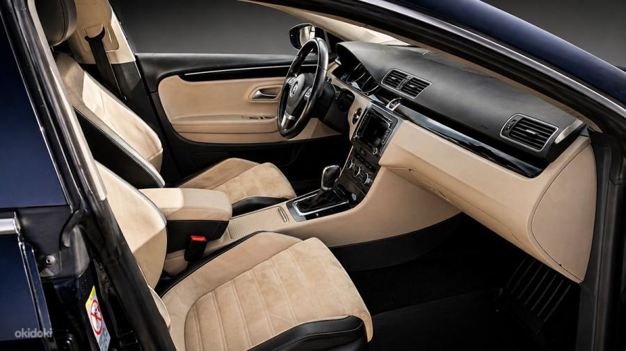 Black Volkswagen CC / Passat CC 2012 in Johvi, with an engine capacity of 1.80 L and mileage of 150 thousand km for 6990 €, photo 13 on AUTOMOTO.COM.LV