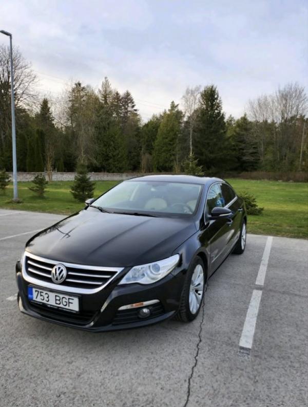 Black Volkswagen CC / Passat CC 2012 in Tallinn, with an engine capacity of 0.00 L and mileage of 248 thousand km for 5500 €, photo 5 on AUTOMOTO.COM.LV