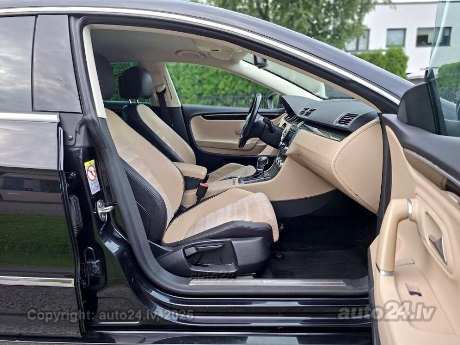 Black Volkswagen CC / Passat CC 2012 in Tallinn, with an engine capacity of 1.80 L and mileage of 151 thousand km for 6900 €, photo 13 on AUTOMOTO.COM.LV