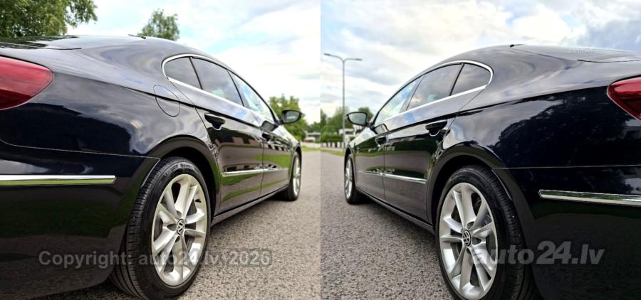 Black Volkswagen CC / Passat CC 2012 in Tallinn, with an engine capacity of 1.80 L and mileage of 151 thousand km for 6900 €, photo 28 on AUTOMOTO.COM.LV